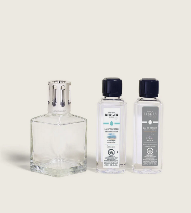 Essential Square Fragrance Lamp Gift Set - So Neutral & Ocean Breeze ...