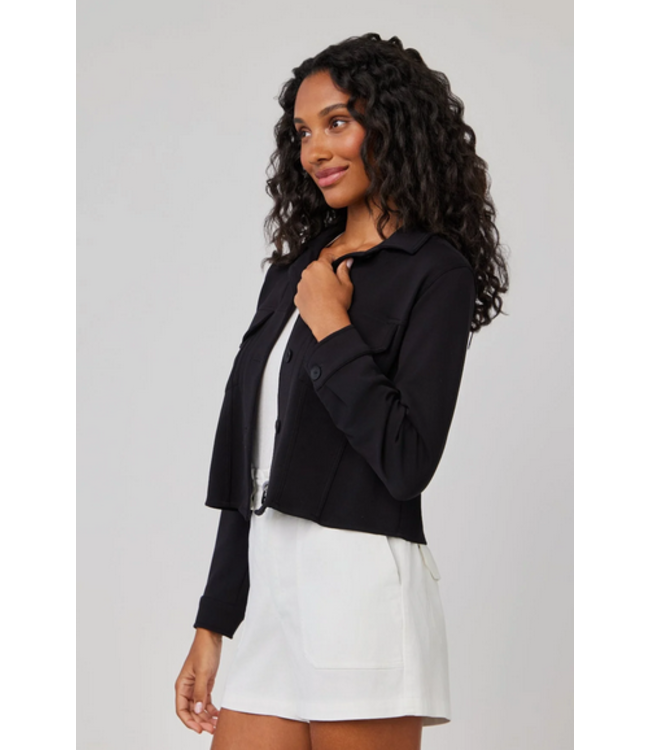 Coco Cropped Jacket Black - Simply Elegant Boutique