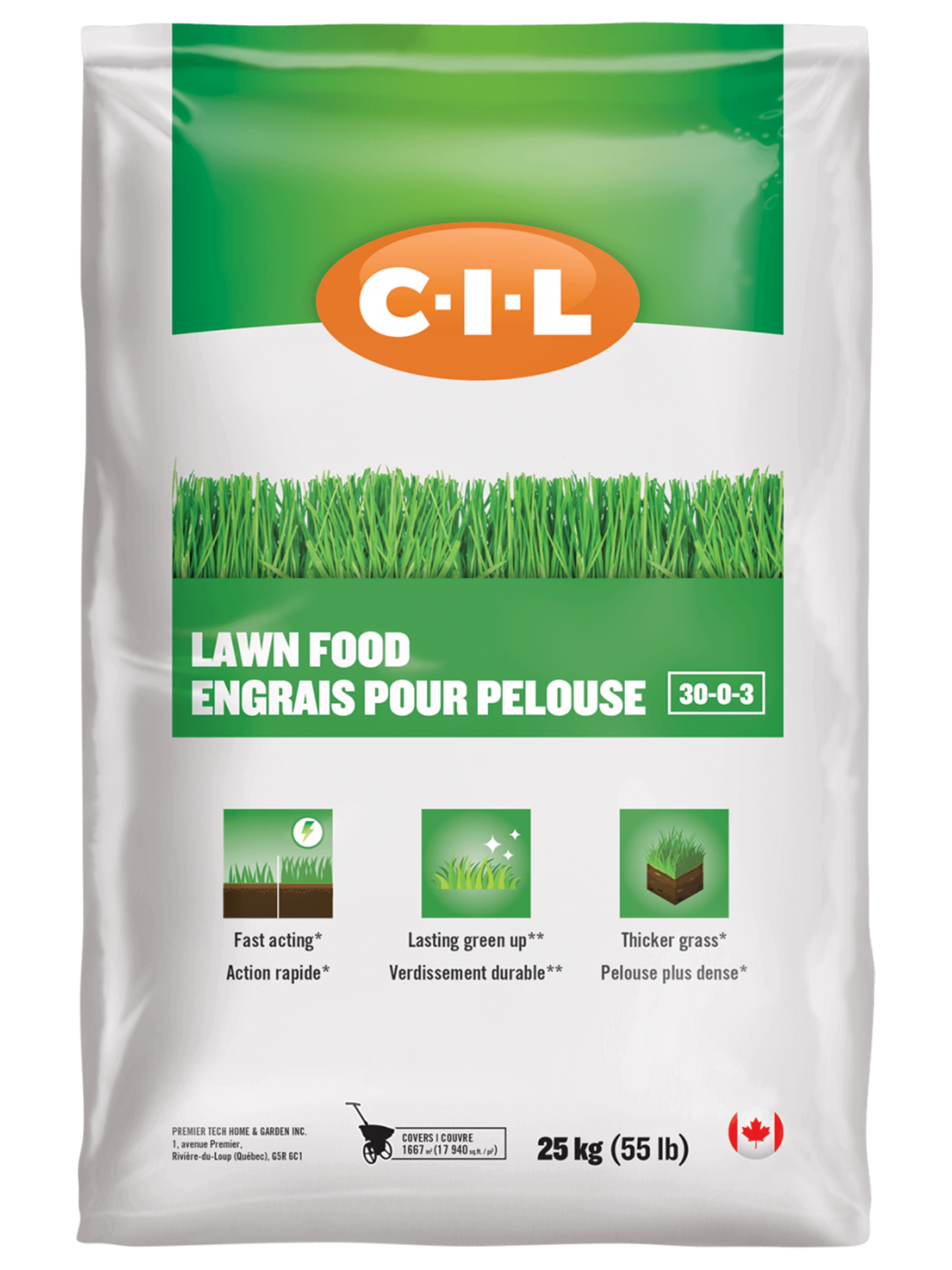 Lawn Fertilizer 30-00-03 25kg - Dutch Growers Saskatoon