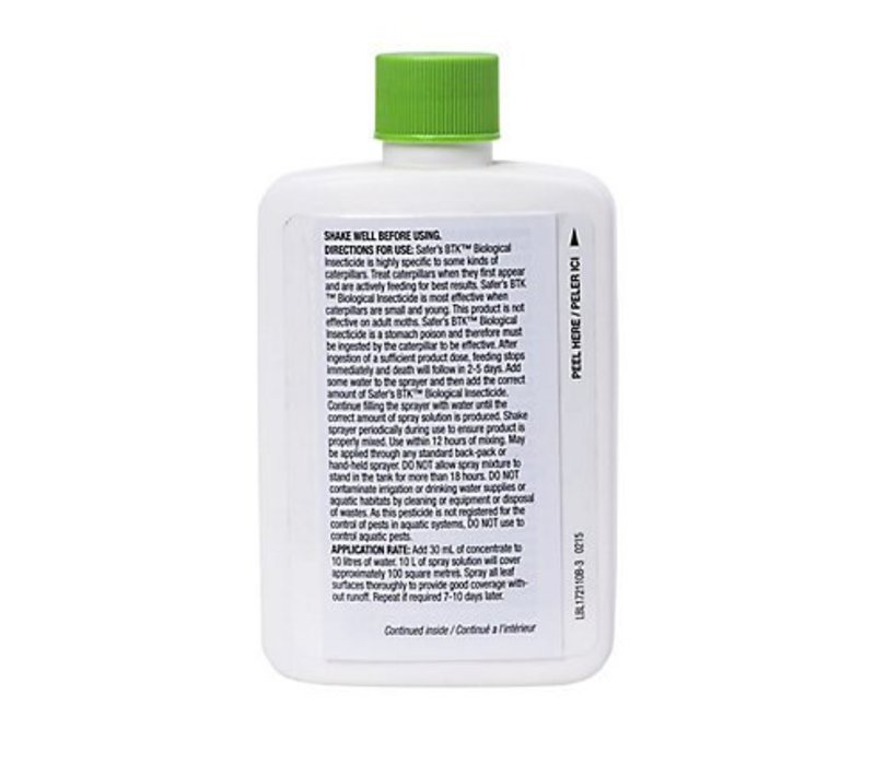 BTK Insecticide Concentrate 100ml - Dutch Growers Saskatoon
