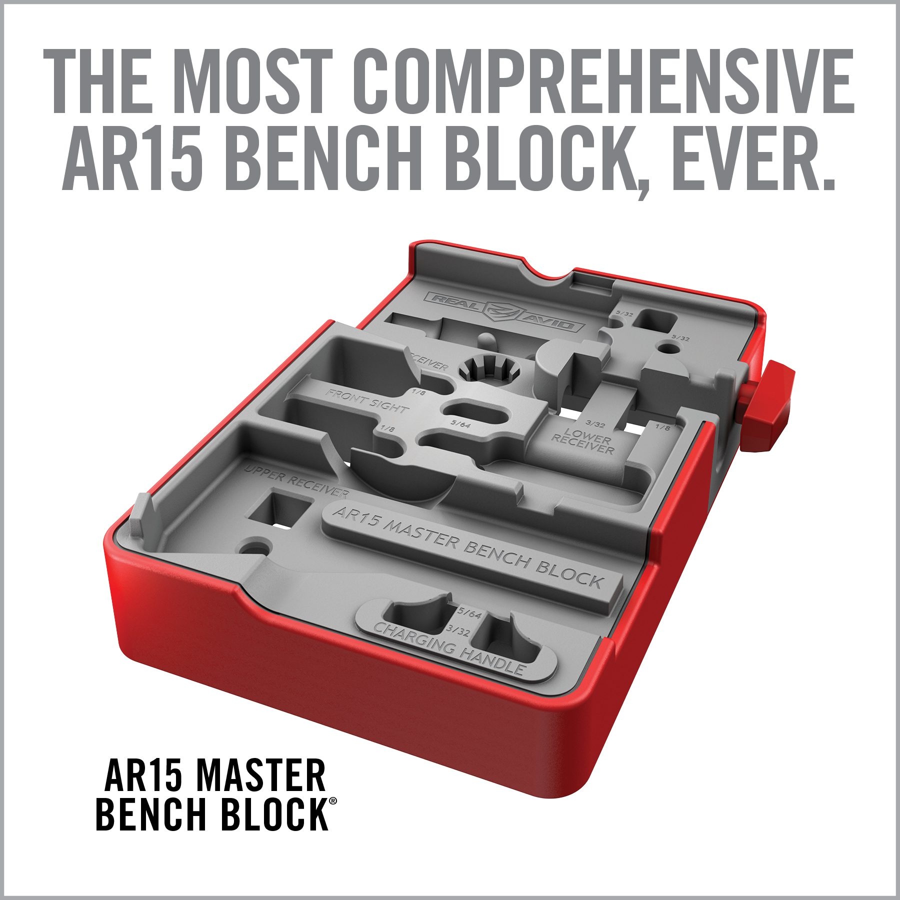 Real Avid AR-15 Master Bench Block - Stage Zero Shooting Supply