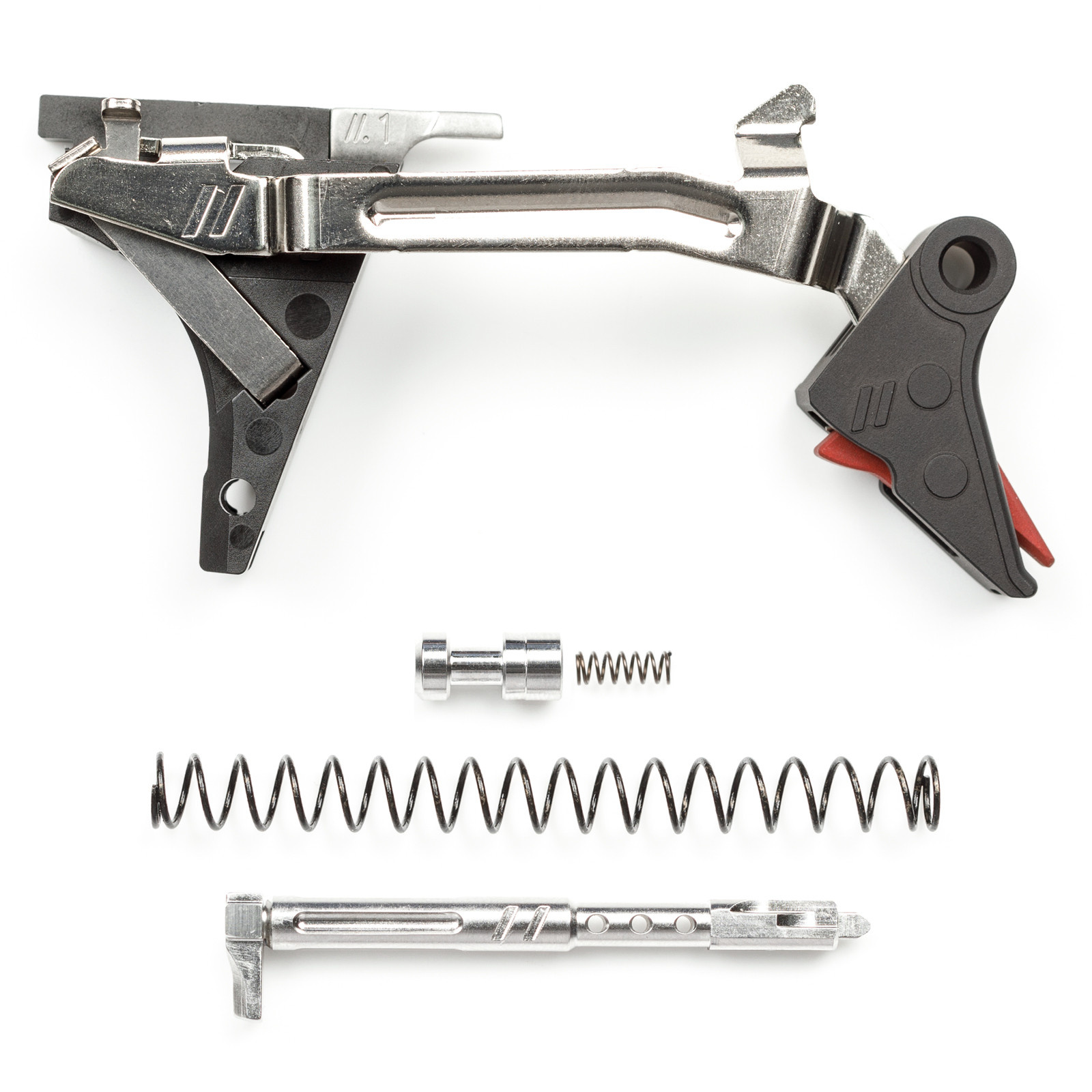 ZEV PRO Flat Face Trigger Ultimate Kit, 1st-4th Gen, 9mm, Blk/Red ...