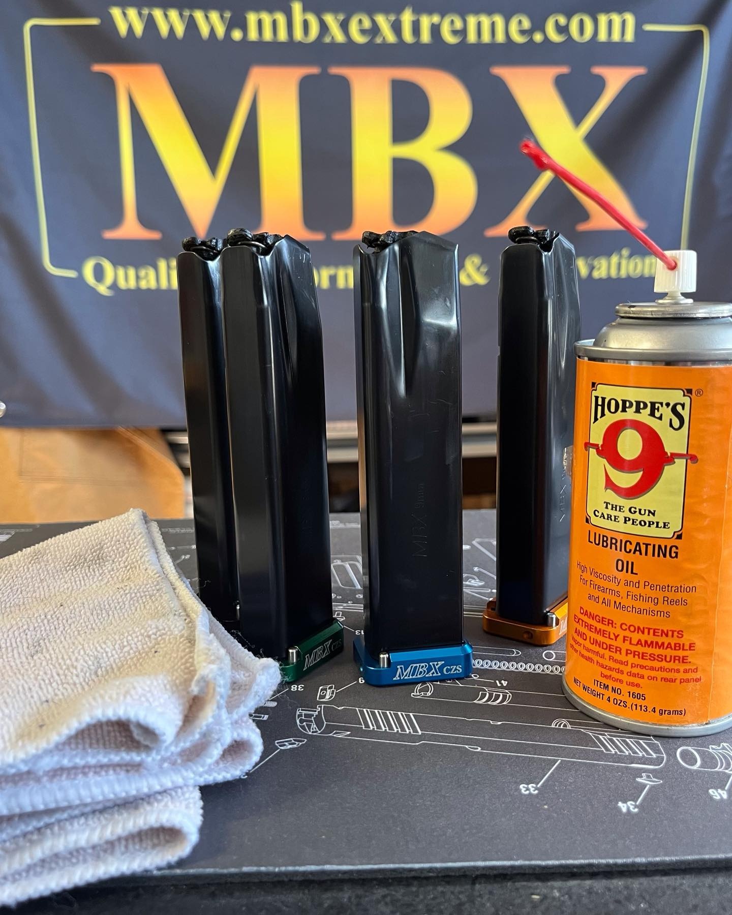 MBX Extreme STI 141.25mm Magazine 9mm- Black Nitride - Stage Zero Shooting Supply