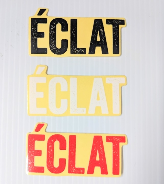 Eclat Stickers - 3 pack - 3" - Sportwheels Sports Excellence