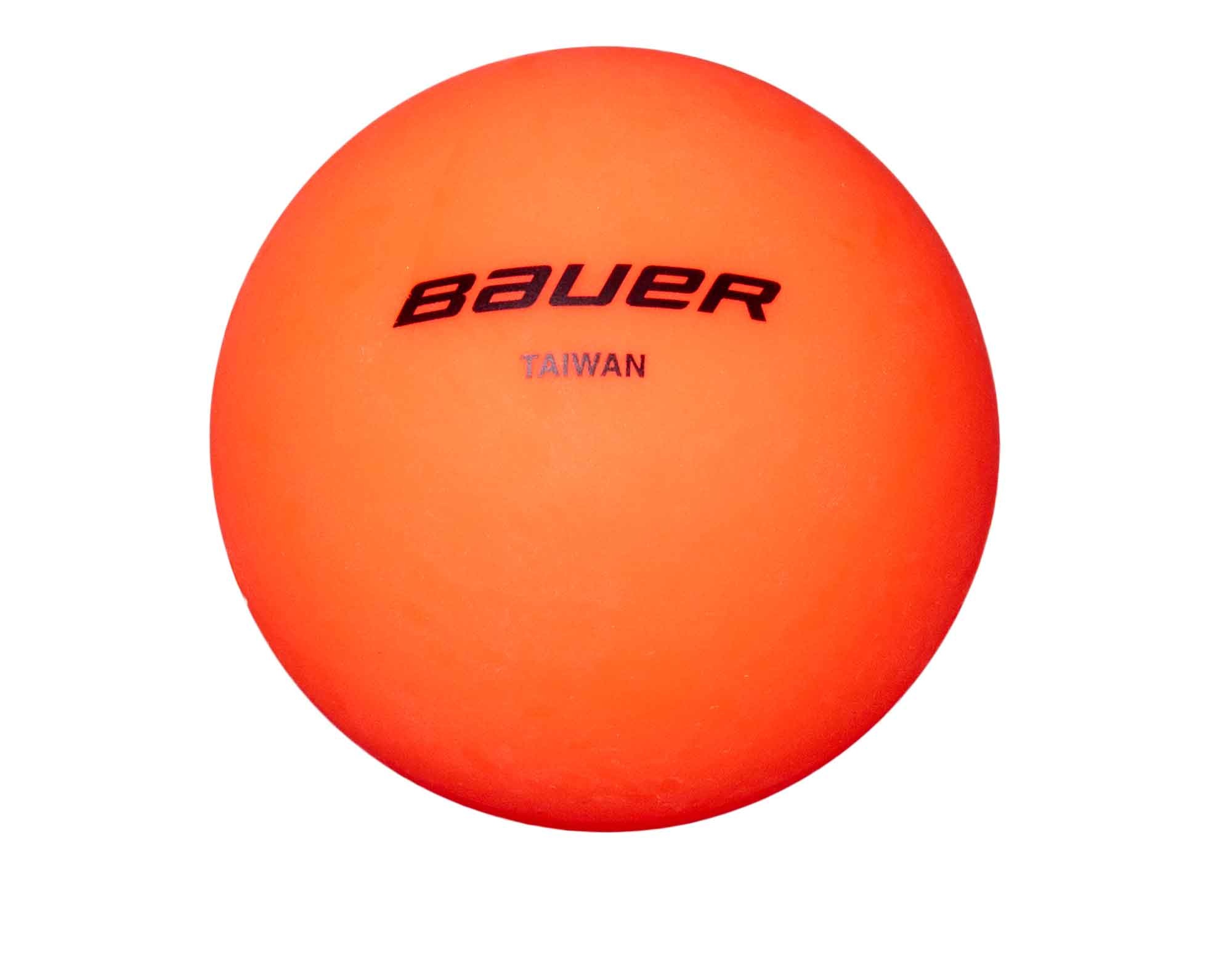 BAUER WARM ORANGE HOCKEY BALL - Sportwheels Sports Excellence