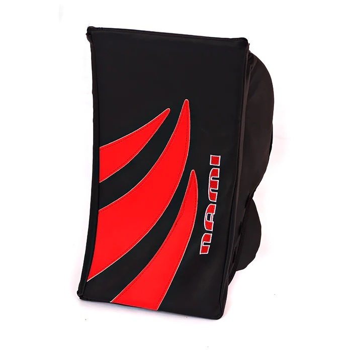 NAMI RINGETTE GOALIE BLOCKER - SENIOR - BLACK/RED FULL RIGHT ...