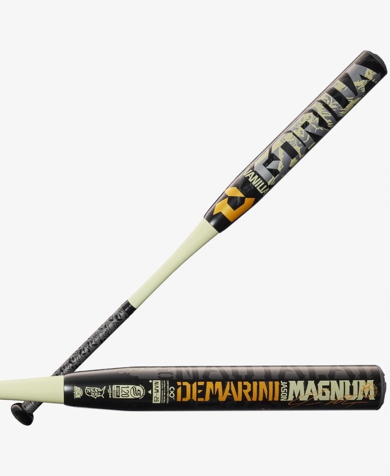 2025 DEMARINI VANILLA GORILLA JASON MAGNUM V2 12" SOFTBALL BAT ...