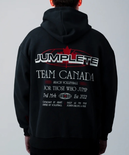 JUMPLETE VOLLEYBALL COURTSIDE LUXE HOODIE - Sportwheels Sports Excellence