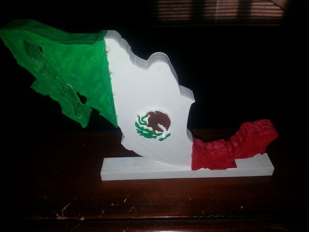 Stand Up Maps of Countries - NWA3D