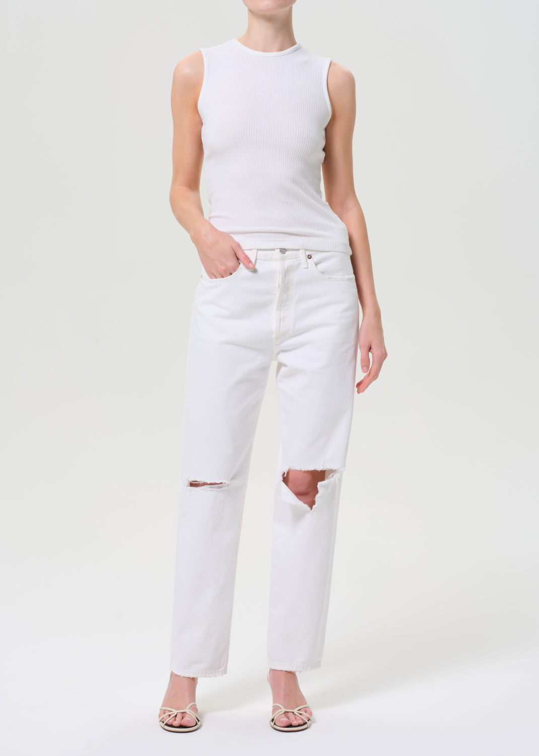 LABEL | AGOLDE 90s Mid Rise Straight - Cloudburst - LABEL