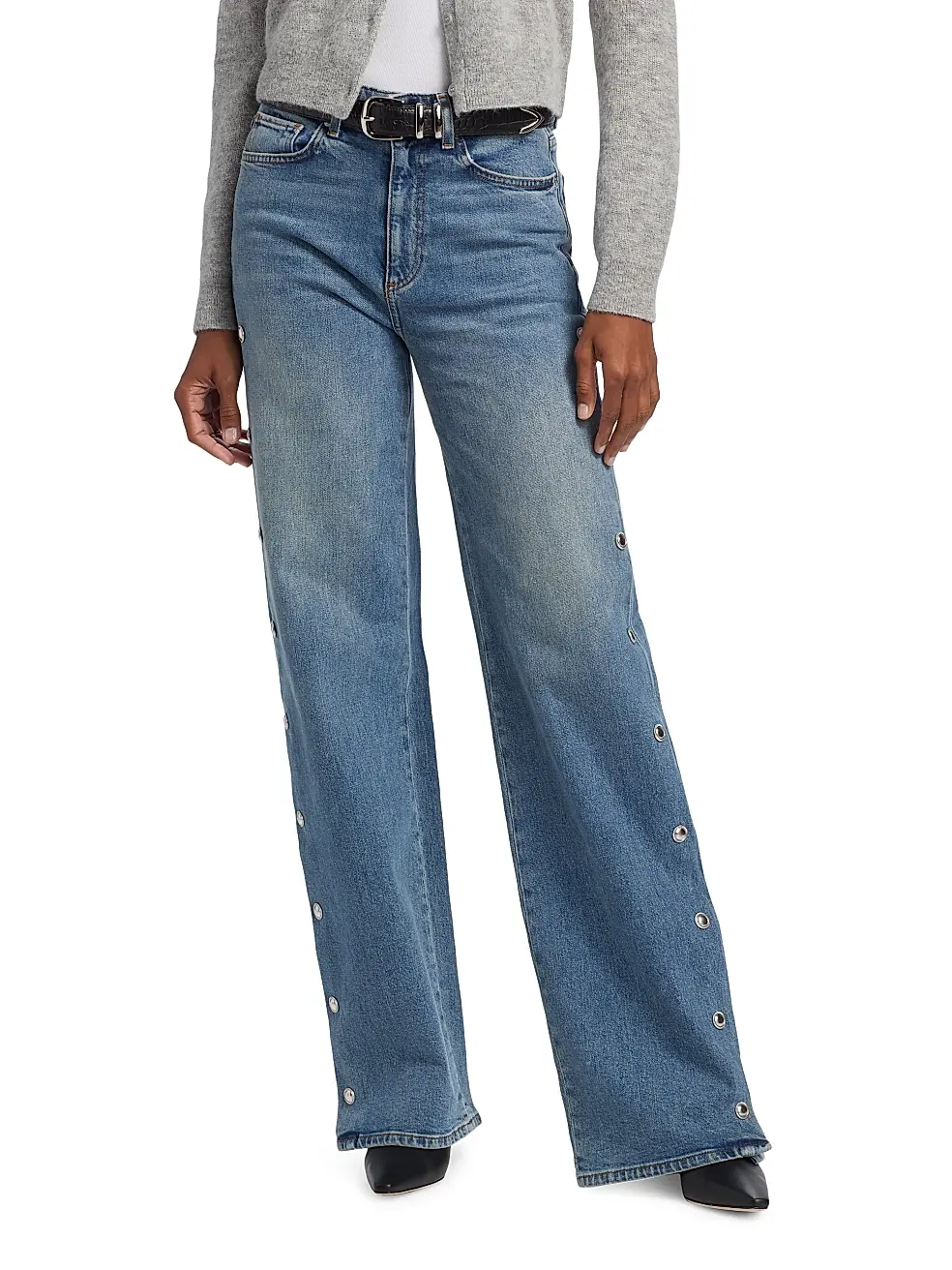 LABEL | Paige Sasha 34" Side Seam Snaps - Cruising - LABEL