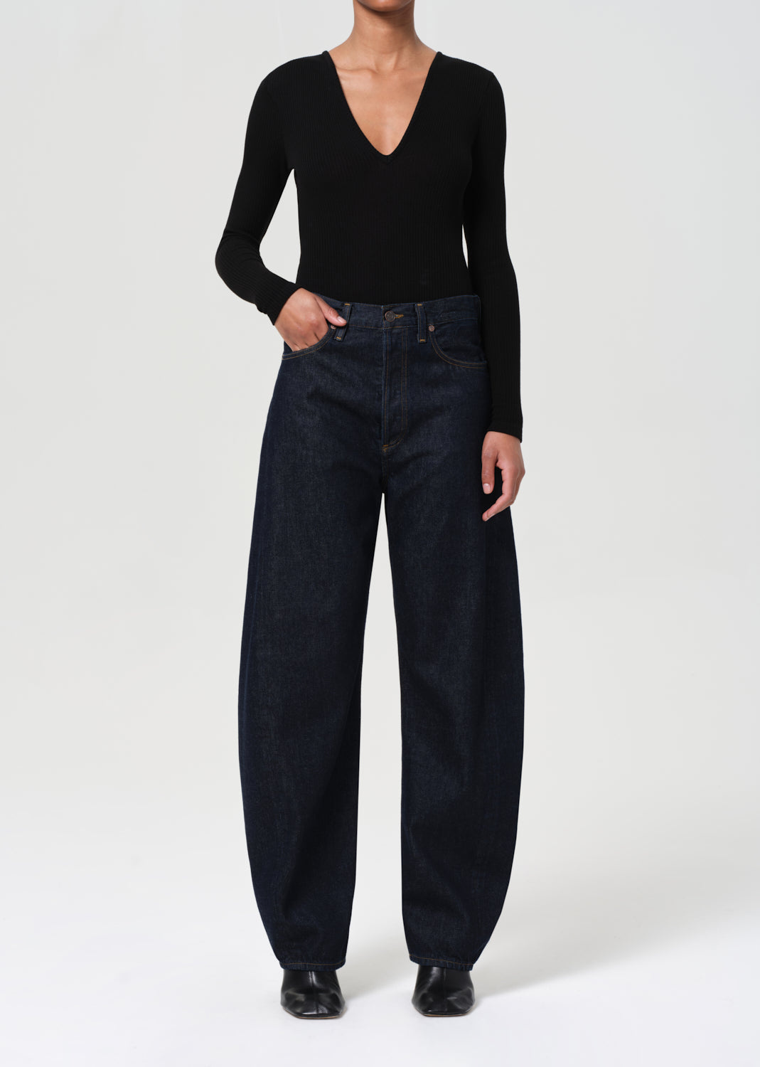 LABEL | AGOLDE Luna Pieced Jean - Rinse - LABEL