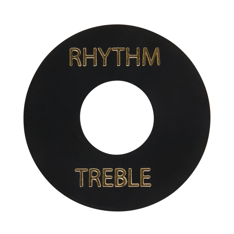 NEW Gibson Toggle Switch Washer - Black with Gold Imprint - Mountain ...