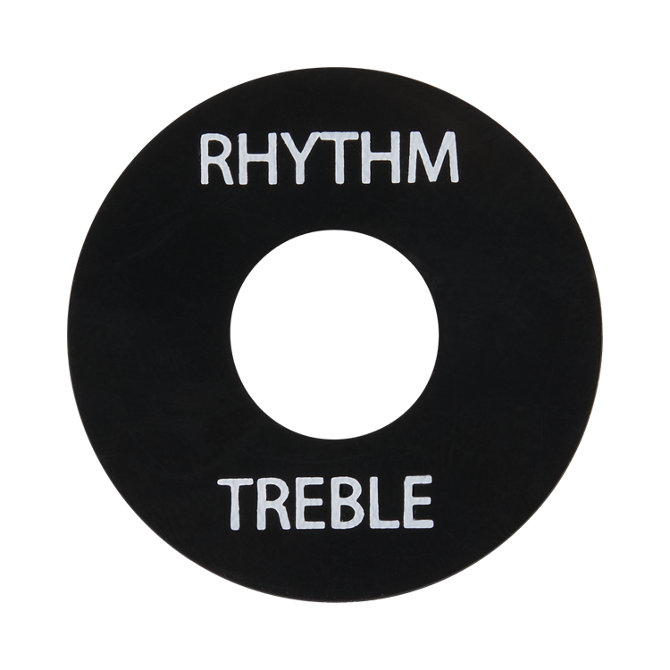 NEW Gibson Toggle Switch Washer - Black with White Imprint - Mountain ...