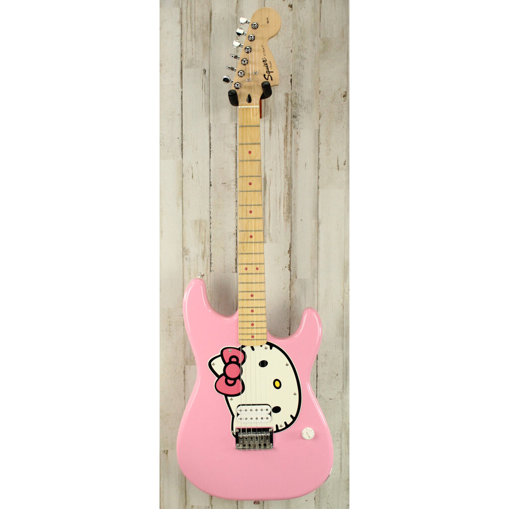 USED Squier Hello Kitty Stratocaster (462) - Mountain Music Exchange