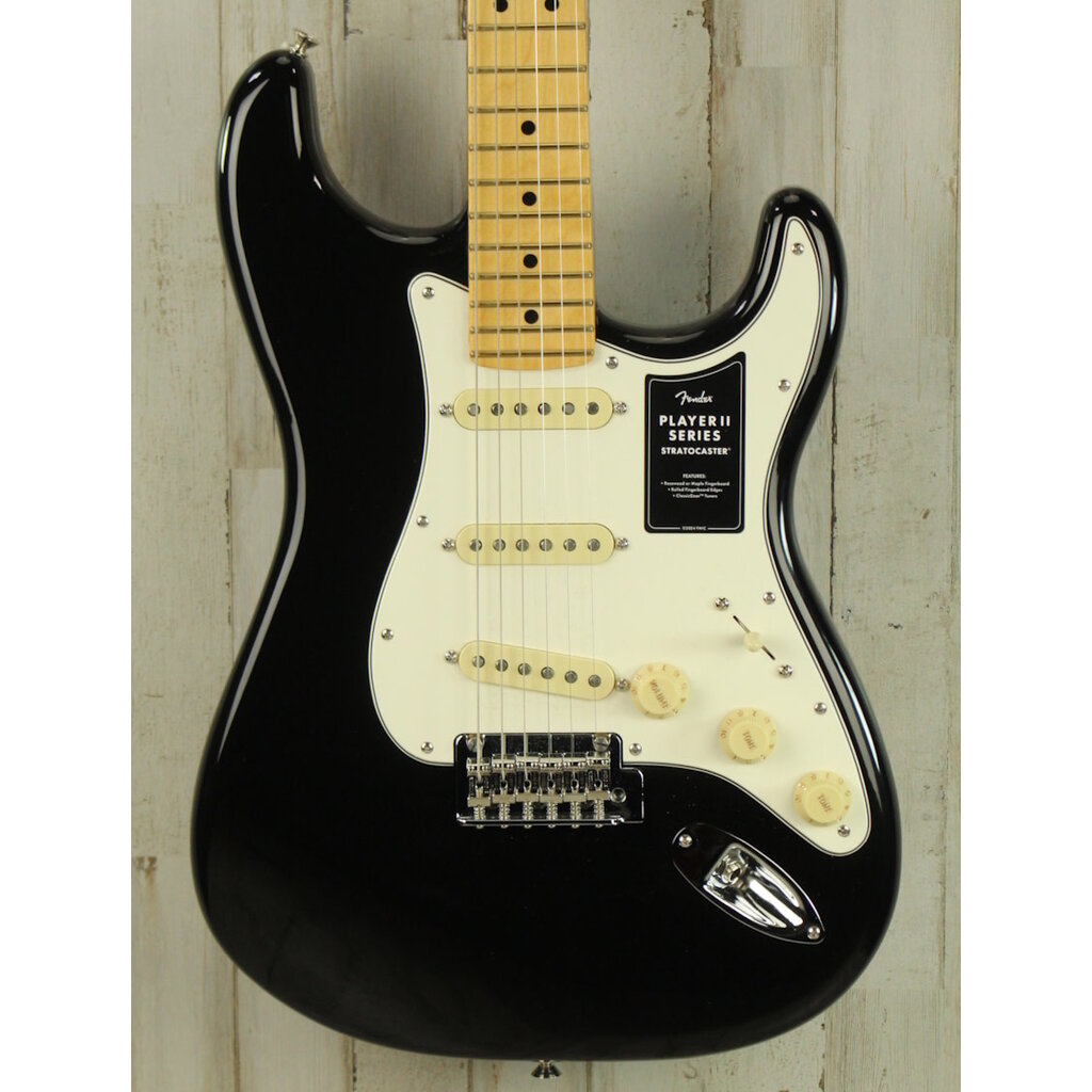DEMO Fender Player II Stratocaster - Black (842) - Mountain Music Exchange