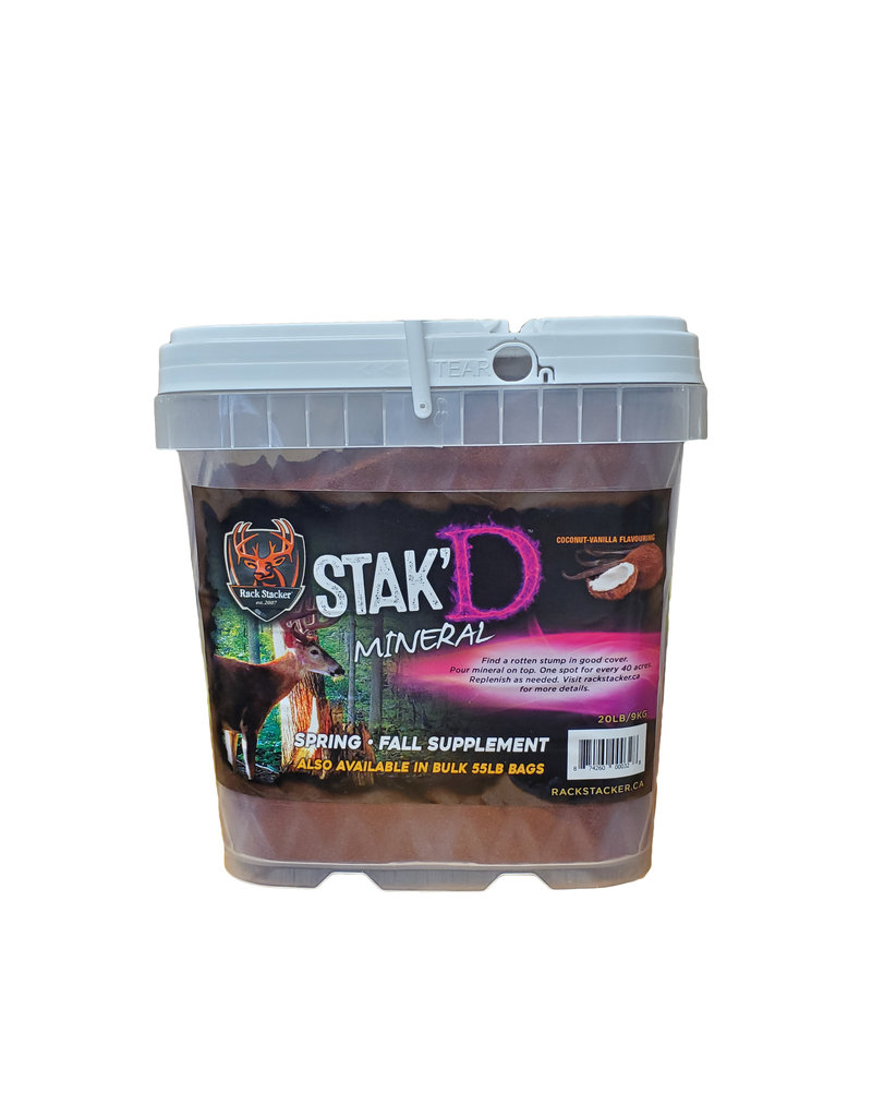 Stak'D Mineral 20 lb. - Canada's Leading Big Game Attractants