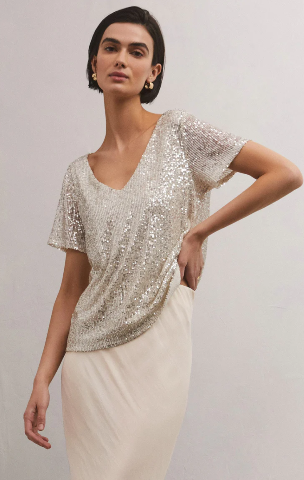 Marbella Sequin Top - White Bull Clothing Co