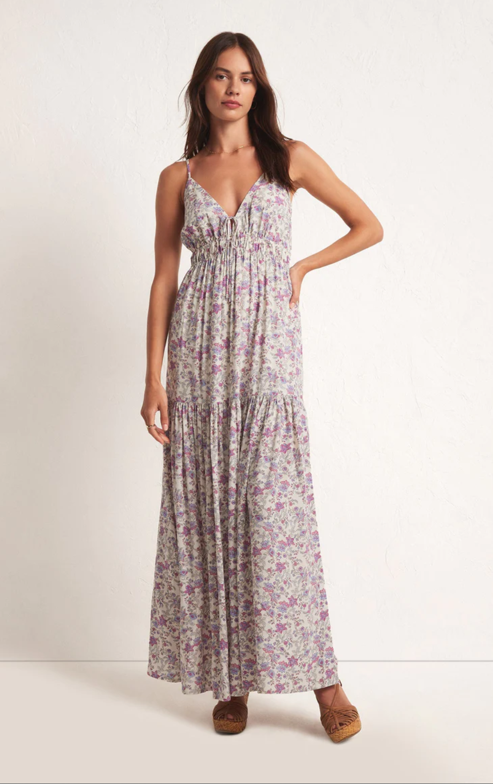 Libson Floral Maxi - White Bull Clothing Co