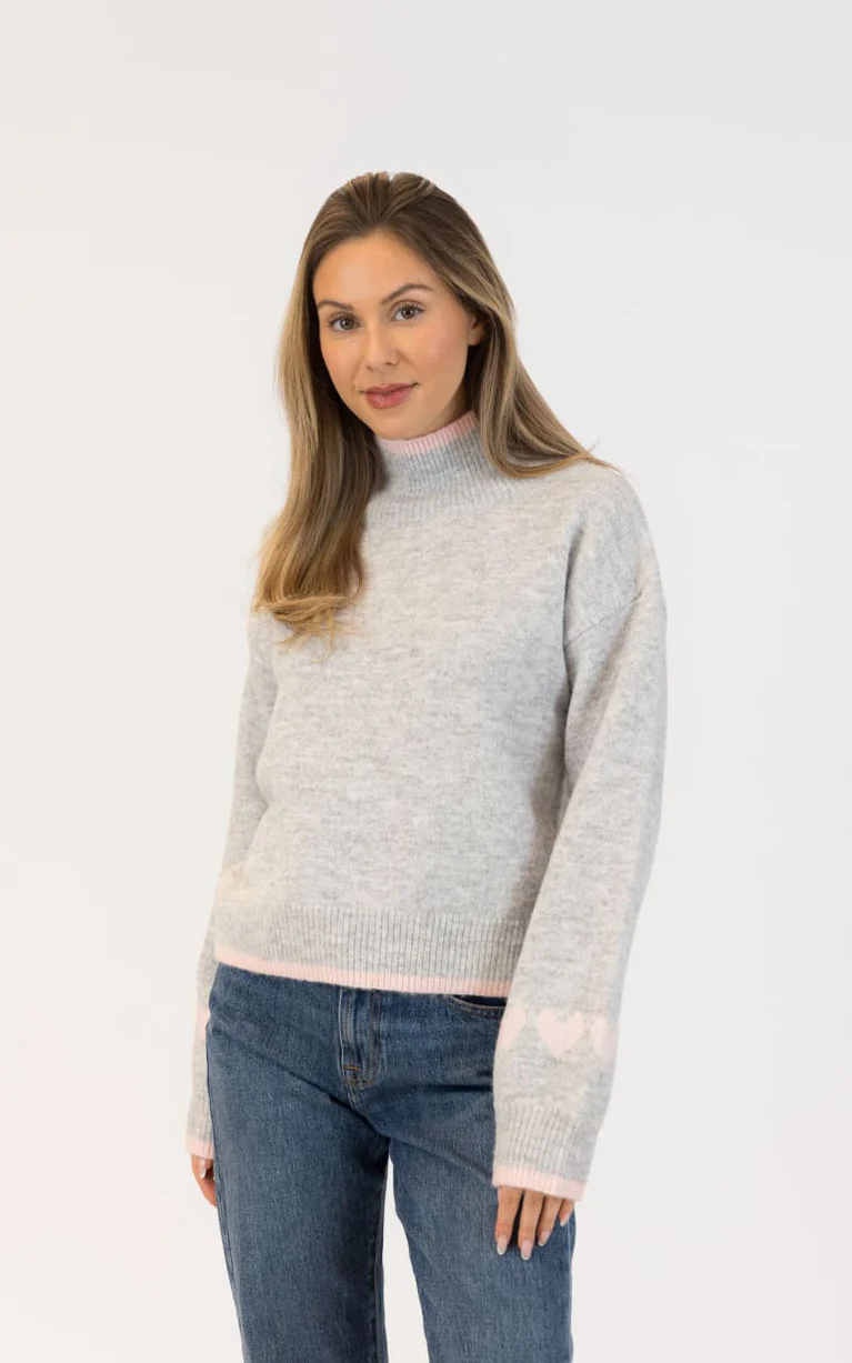 Macy Eco Mockneck - White Bull Clothing Co