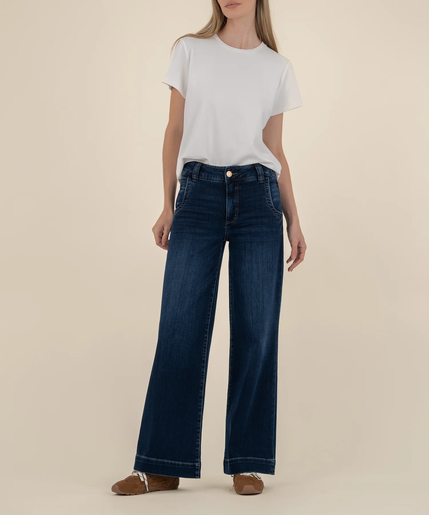 Meg HR Long Wide Leg - White Bull Clothing Co