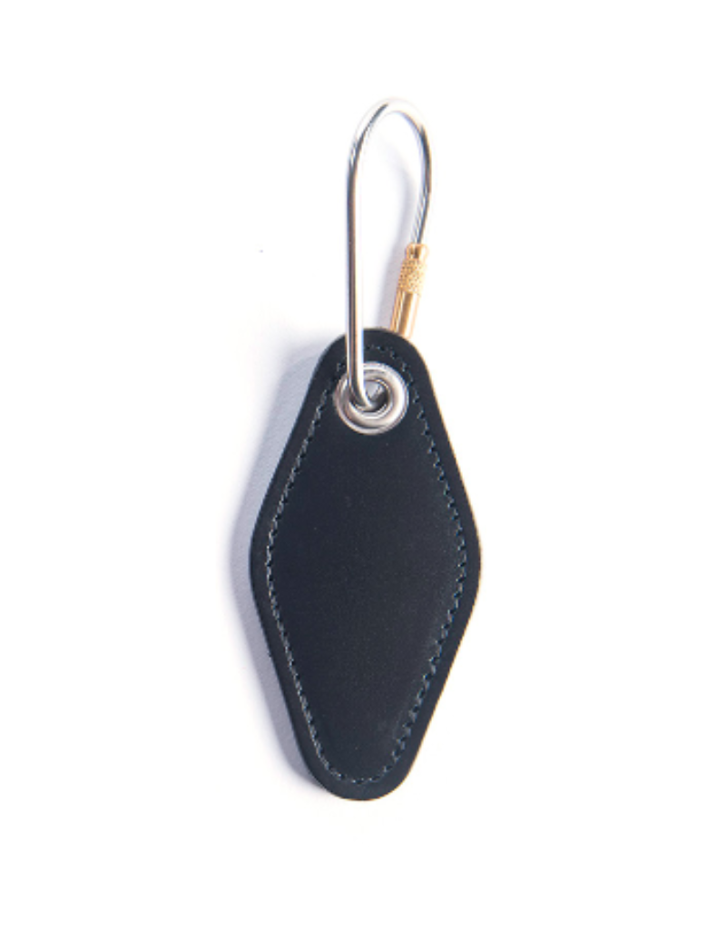 Hotel Key Ring with Black Leather - Amon Carter Museum of American Art