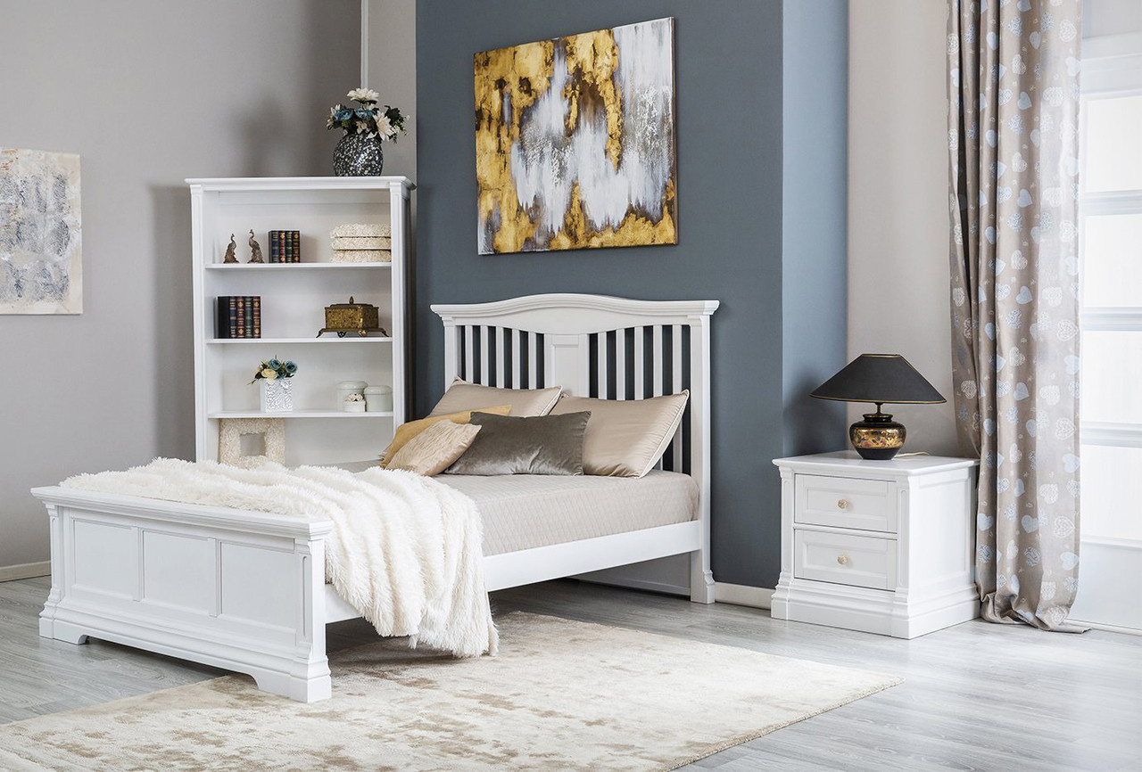 Romina Furniture Romina Imperio Full Bed With Open Back -Choose From ...