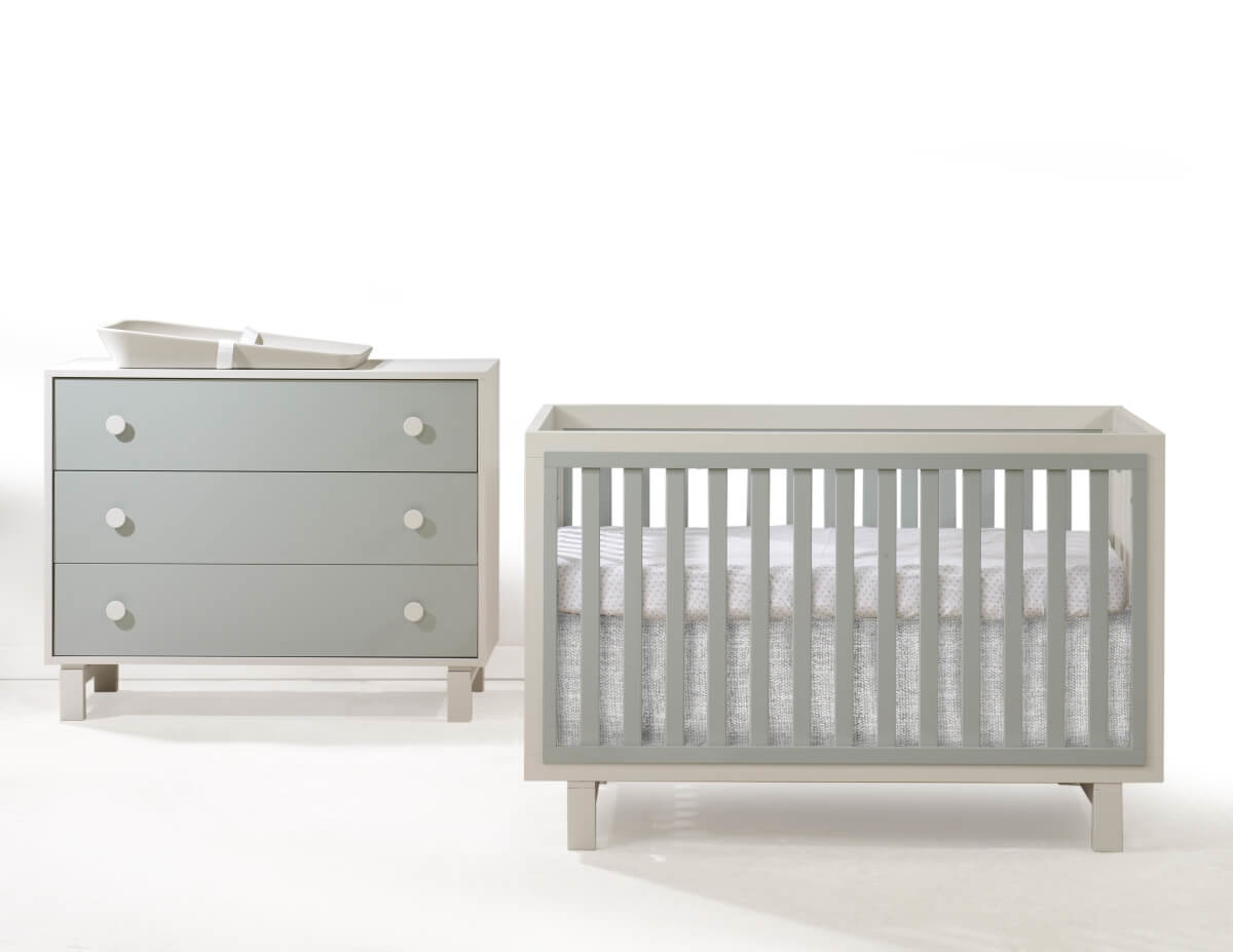 Tulip Juvenile Bjorn Classic Crib With 3 Drawer Dresser XL ...