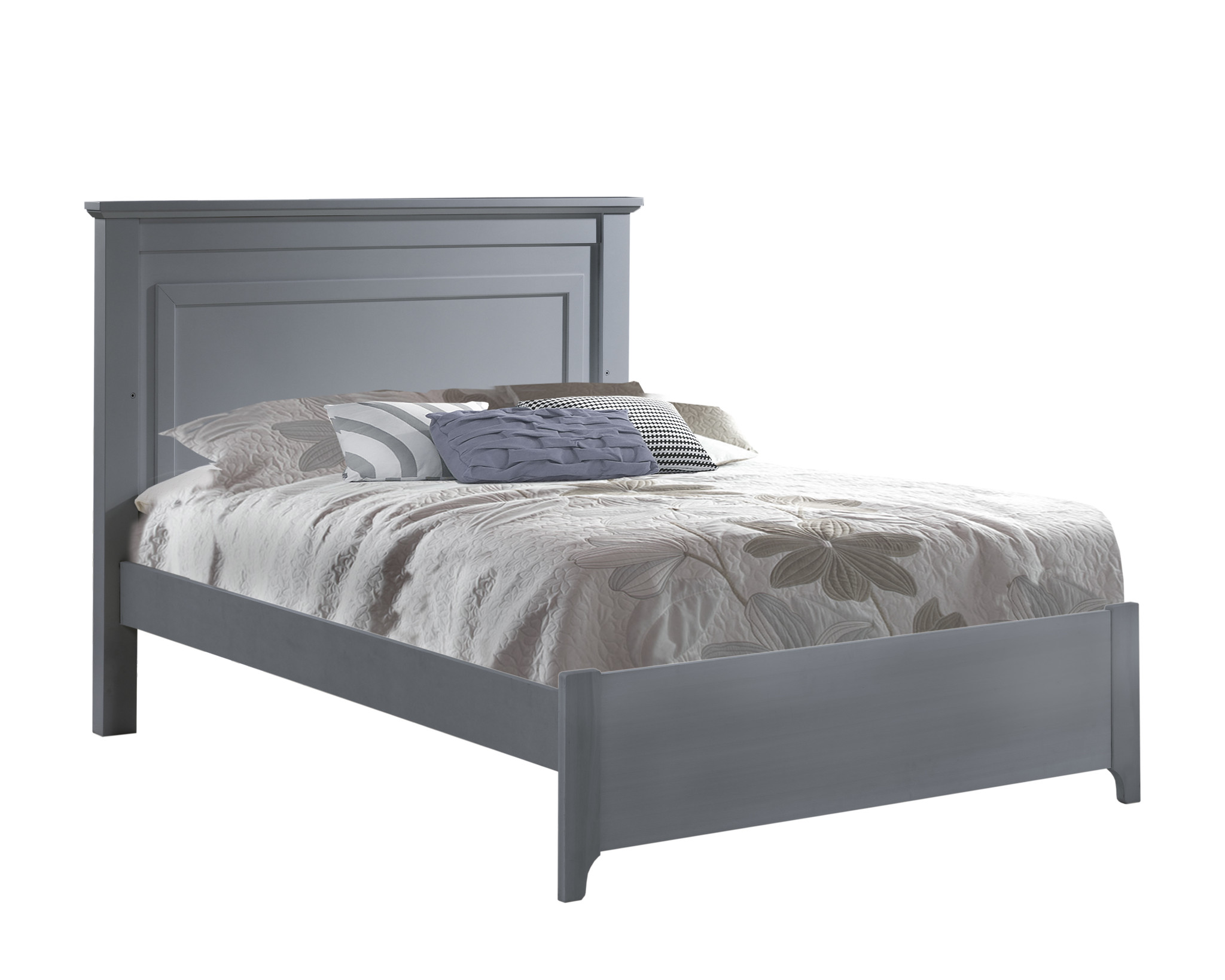 Natart Taylor Double Bed Full Size Bed With Low Profile Footboard ...