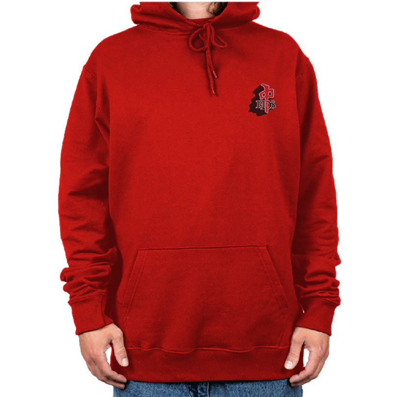 RDS - OG 3D HOODIE (RED) - Boutique ROOKERY skateshop