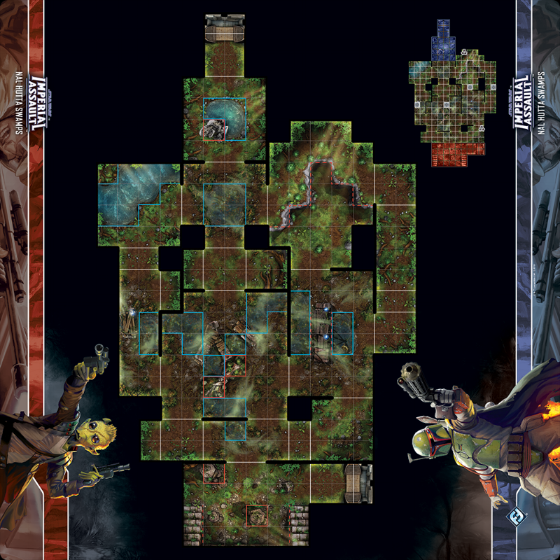 Fantasy Flight Games SW Imperial Assault: Nal Hutta Skirmish Map - Le ...
