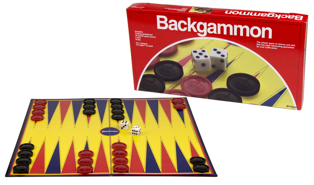 Pressman Backgammon Folding (Red Box) - Le Griffon