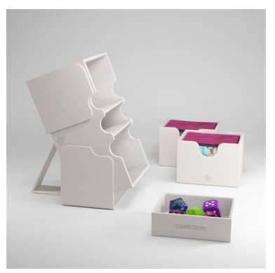 GameGenic Deck Box: Stronghold XL White (200) - Le Griffon