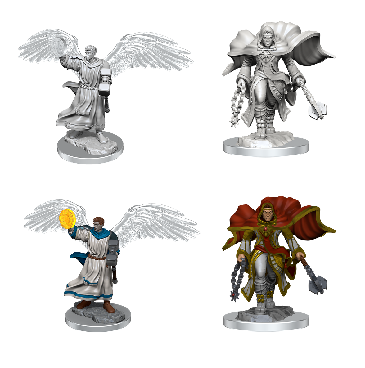 WizKids D&D Unpainted Minis: Wave 20 - Aasimar Cleric Male - Le Griffon