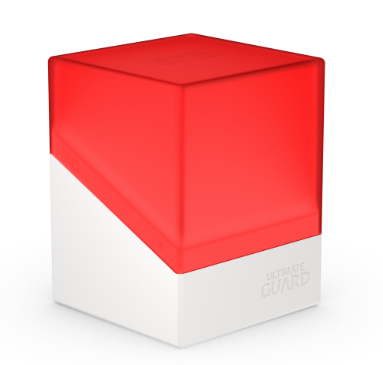 Ultimate Guard UG Deck Case: Boulder 100+ Synergy Red/White - Le Griffon