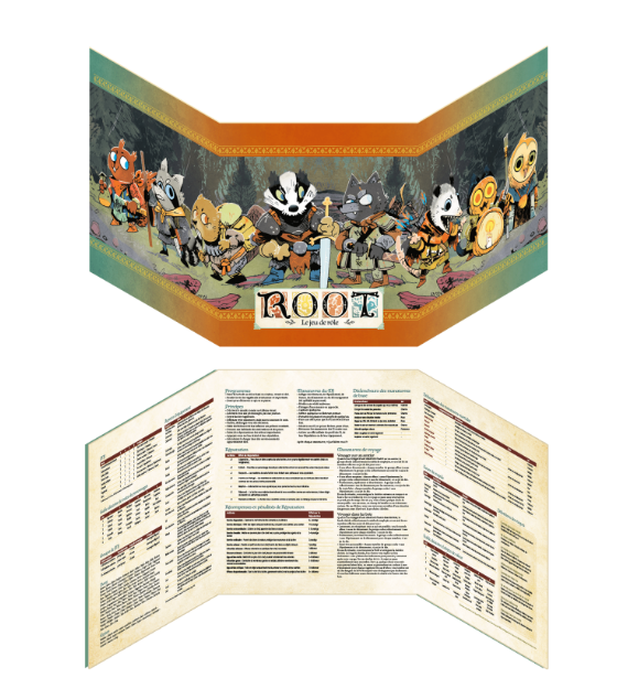 Matagot Root: Le Jeu de rôle - Écran + Notepad (FR) - Le Griffon