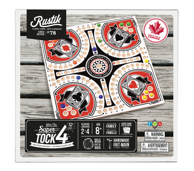 Rustik Jeu de Tock Super 4 joueurs 12 Po - Le Griffon
