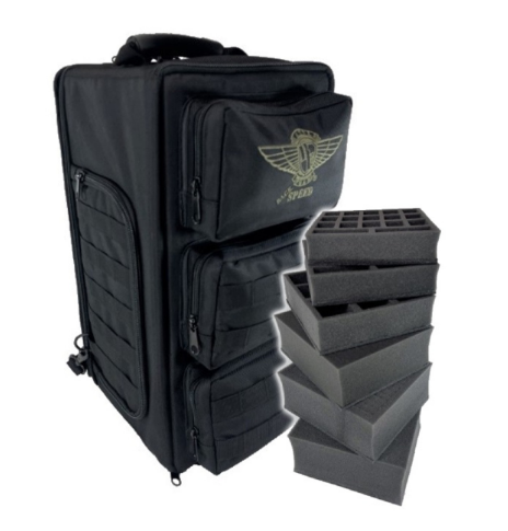 Battle Foam Backpack: Pack Speed - Standard Load out (Black) - Le Griffon