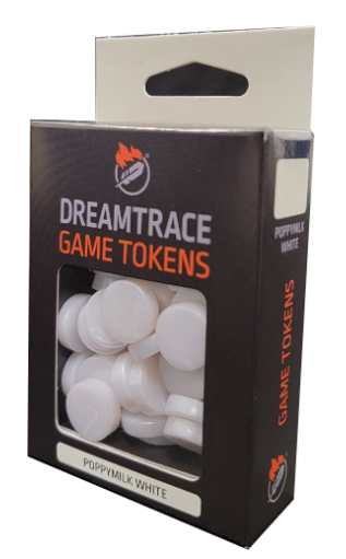 Dreamtrace Gaming Tokens: Poppymilk White - Le Griffon