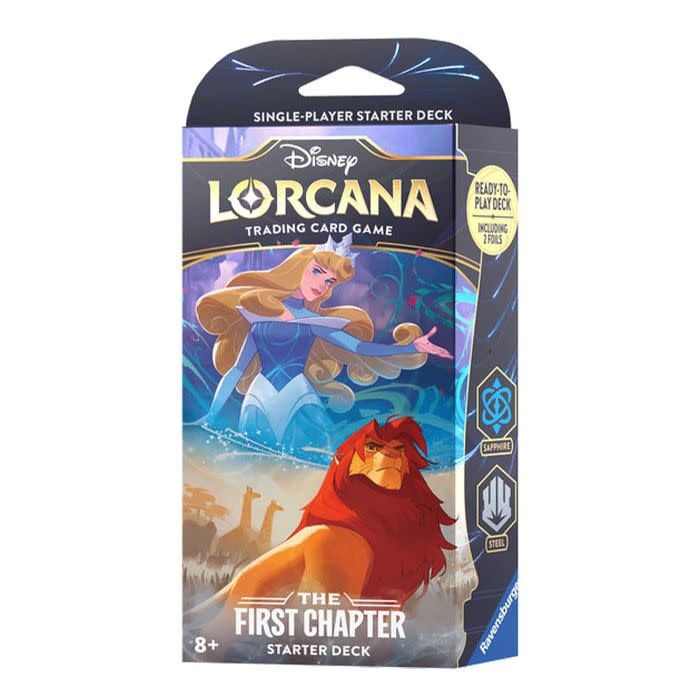 Ravensburger Disney's Lorcana First Chapter Starter Deck Aurora/Simba ...