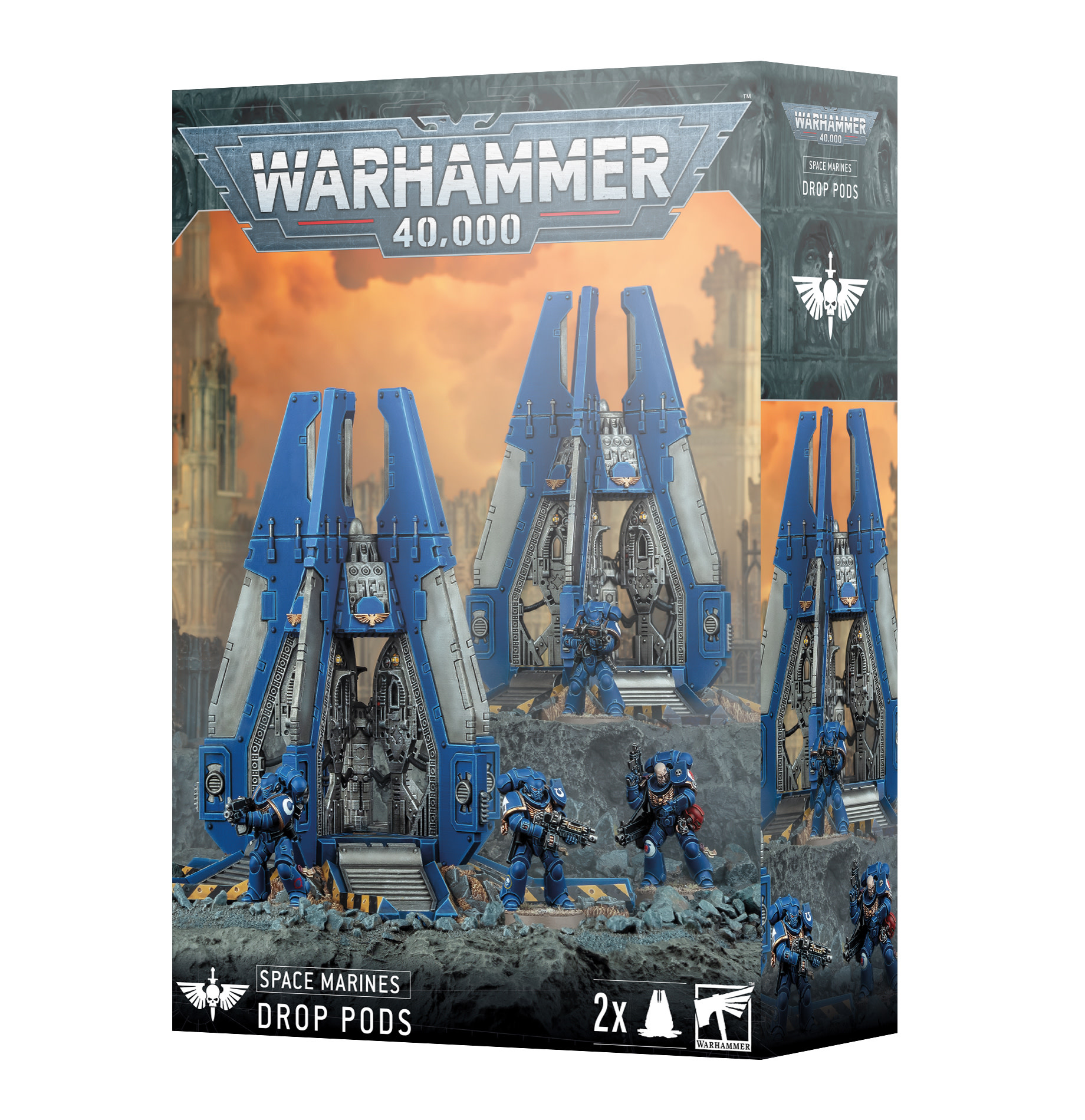 Warhammer 40K Space Marine Drop Pods - Le Griffon