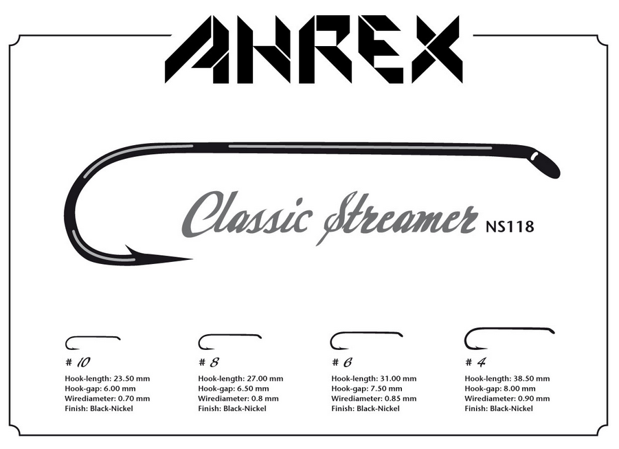 Ahrex - Classic Streamer D/E NS118 - Drift Outfitters & Fly Shop Online ...