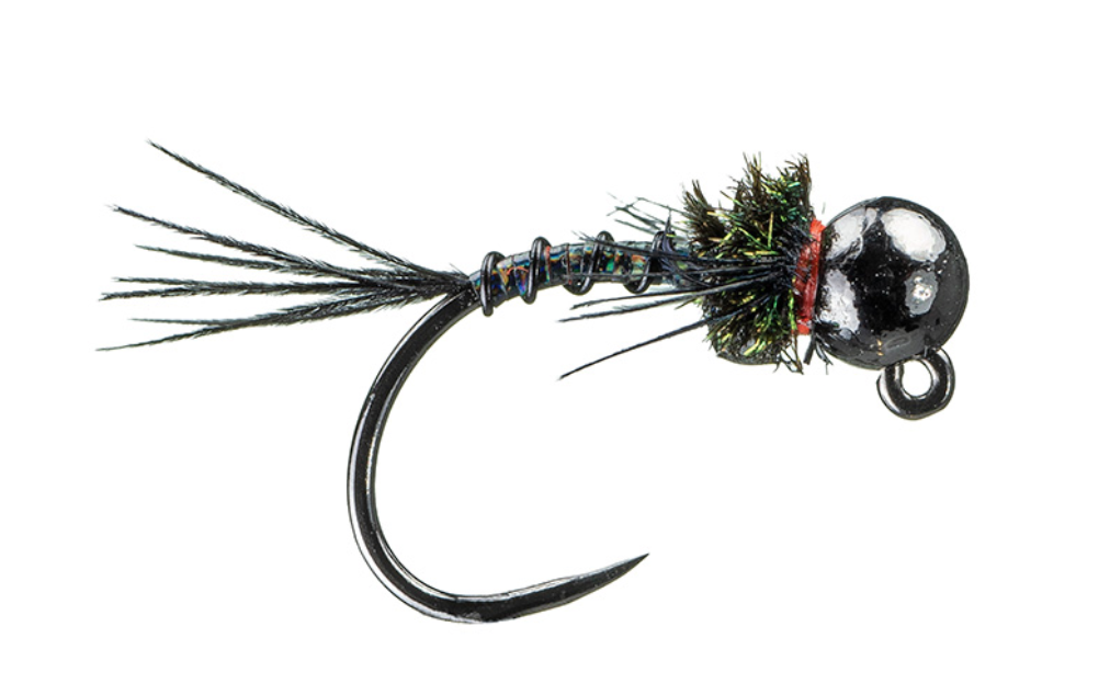 Jig Lightning Bug Black #12 - Toronto's Fly Fishing Store