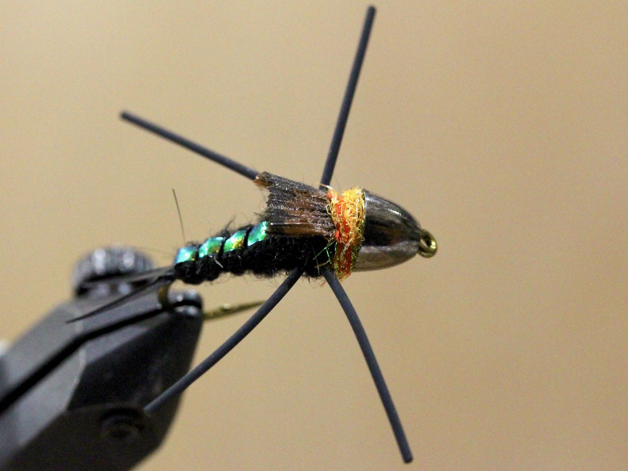 Black Rubber Leg Nymph #8 *Local Favourite* - Multiple Colours ...