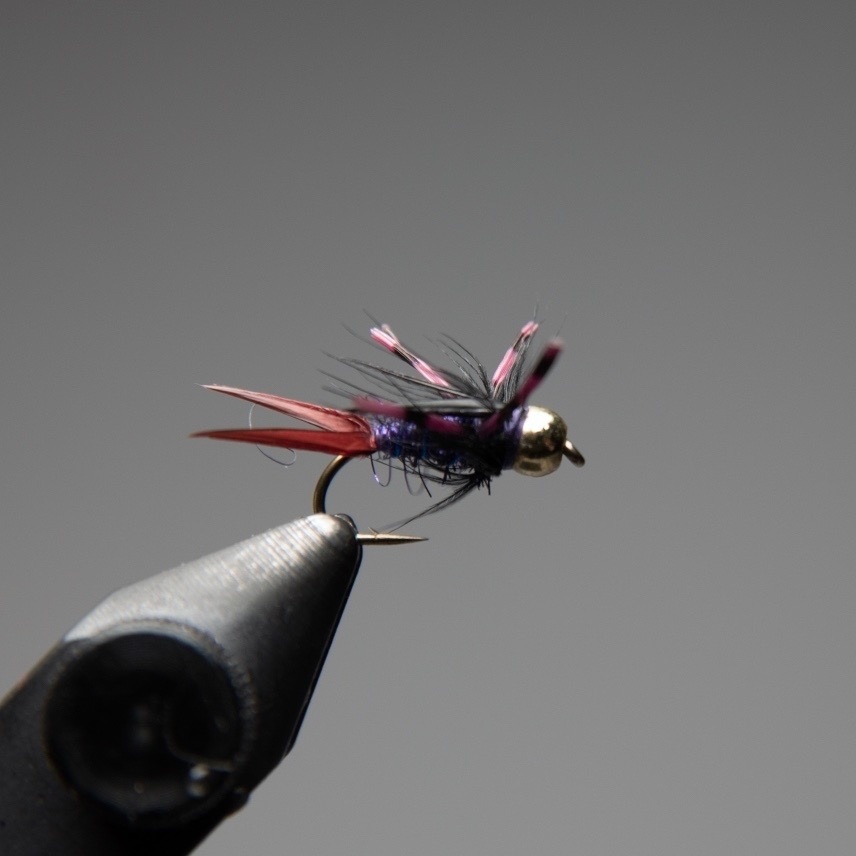 BH Batman Nymph - Purple - Toronto's Fly Fishing Store