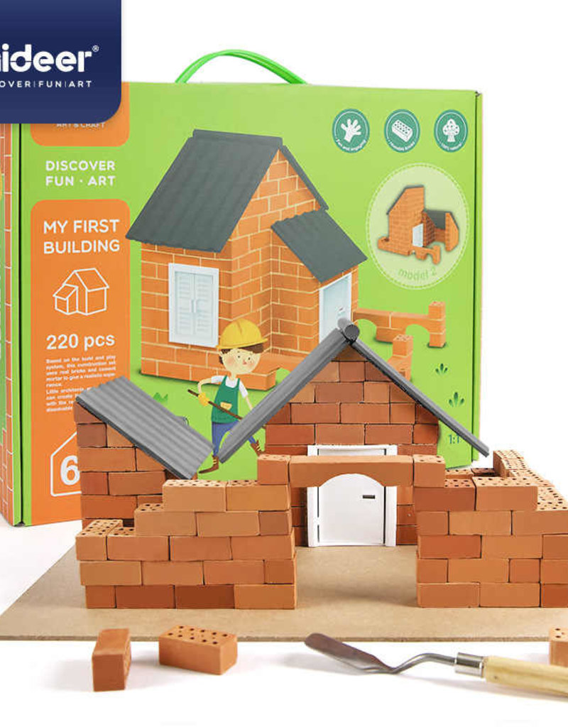 MIDEER MIDEER MY FIRST BUILDING-CONSTRUCTION WITH BRICKS AND CEMENT ...