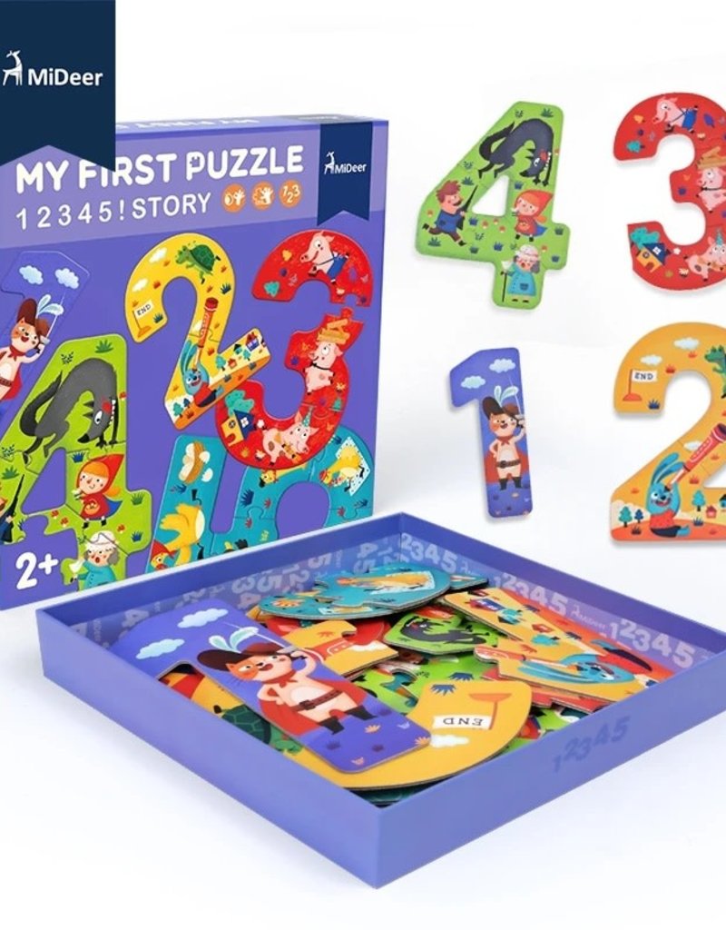 MIDEER MY FIRST PUZZLE 12345 ! STORY - baby enRoute