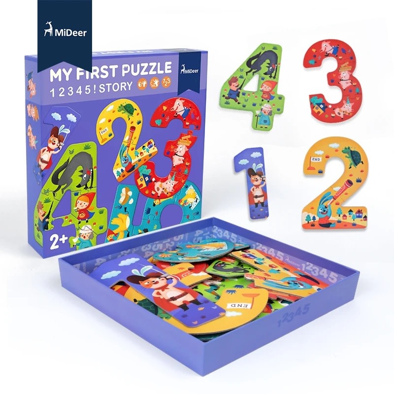 MIDEER MY FIRST PUZZLE 12345 ! STORY - baby enRoute