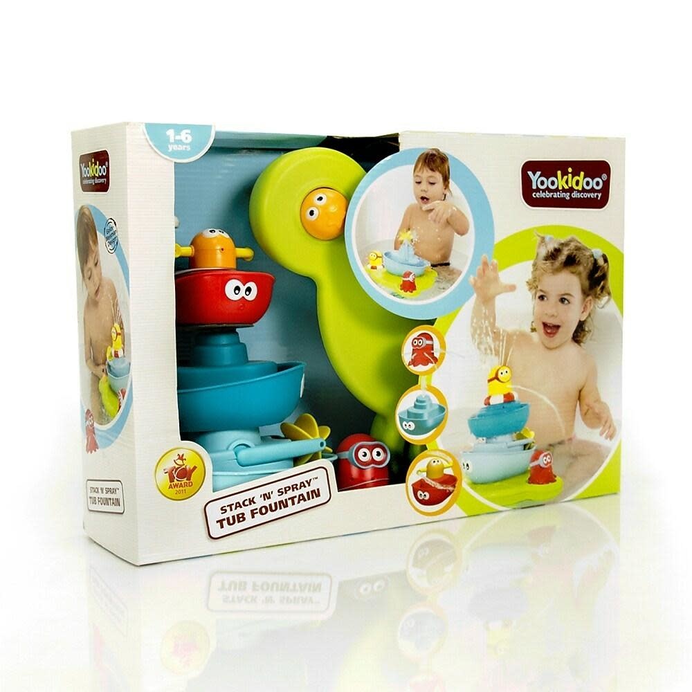YOOKIDOO STACK 'N' SPRAY TUB FOUNTAIN - baby enRoute
