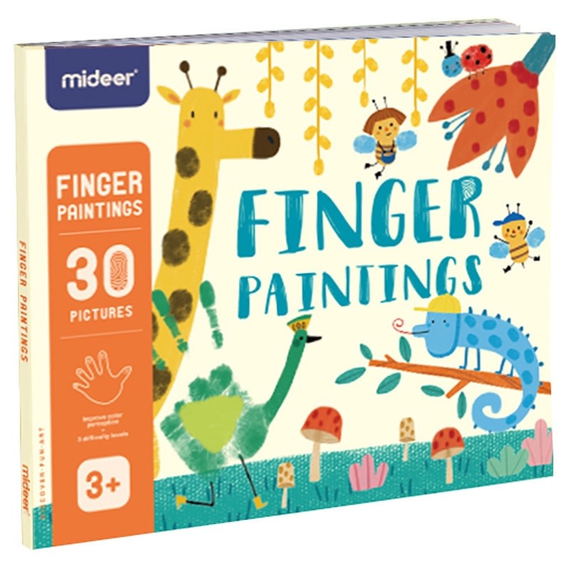 MIDEER FINGER PAINT ART BOOK - baby enRoute